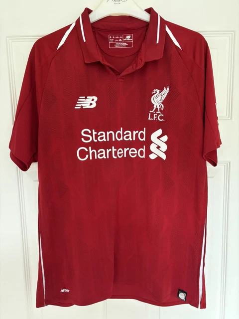 AUTHENTIC LIVERPOOL FC 2018-19 Home Shirt Medium - Rare LFC New Balance ...