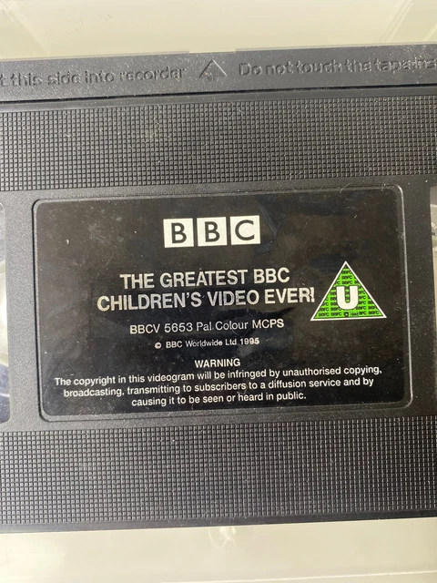 THE GREATEST BBC Children's Video Ever! On VHS Video Cassette Tape £17. ...