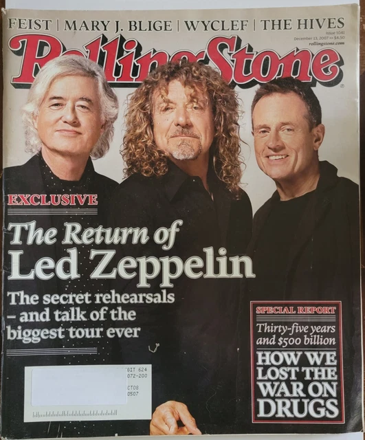 ROLLING STONE MAGAZINE December 13 2007 The Return of Led Zeppelin ...