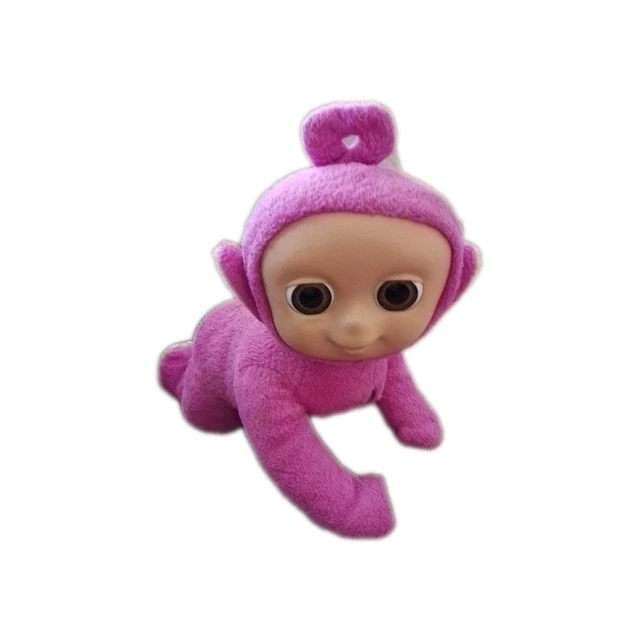 TELETUBBIES TIDDLYTUBBIES SHUFFLE N Giggle Magenta Nin Crawling Sound ...