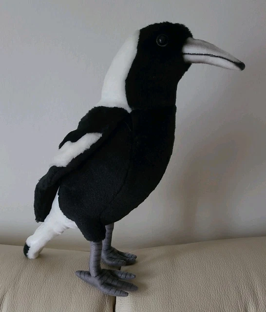 HANSA MAGPIE PLUSH Soft Toy Bird £19.99 - PicClick UK