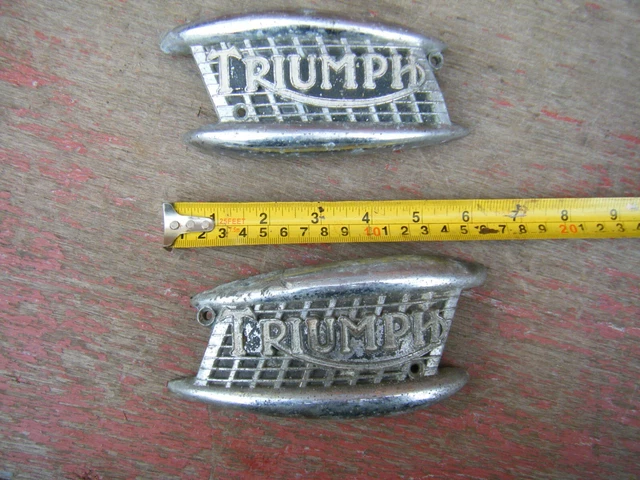 TRIUMPH TIGER CUB Petrol Tank Badges Vintage Motorcycle £49.99 ...
