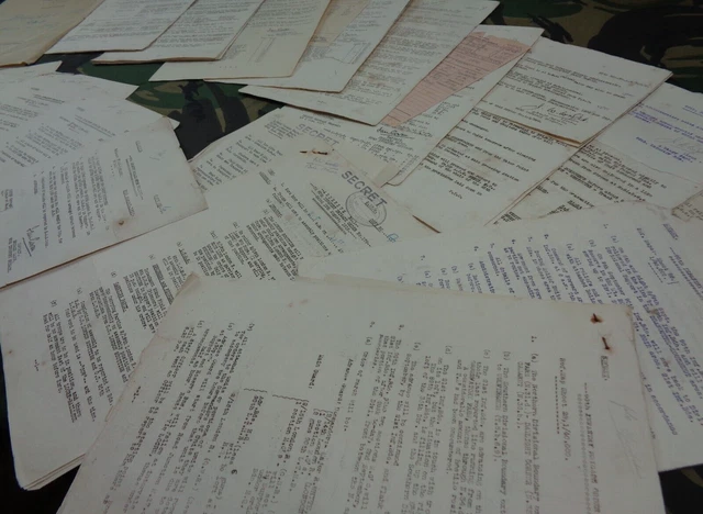 COLLECTION OF &SECRET& WW1 British Army Documents (LONDON SCOTTISH ...