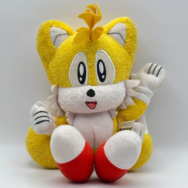 TOMY CLASSIC TAILS Sonic The Hedgehog Waving Plush Soft Toy Sega 2018 ...