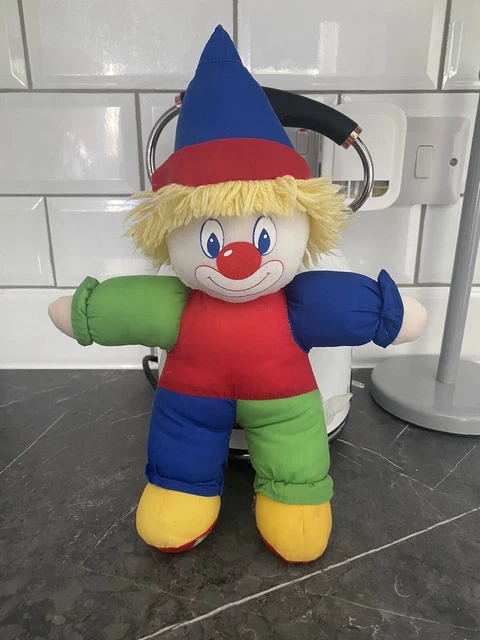 VINTAGE CHAD VALLEY Clown Soft Plush Cuddly Toy 13" £14.99 - PicClick UK