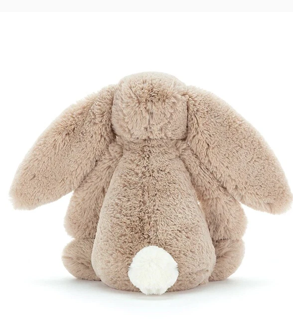 JELLYCAT MEDIUM BASHFUL Beige Bunny Rabbit Baby Soft Toy Comfort Plush ...
