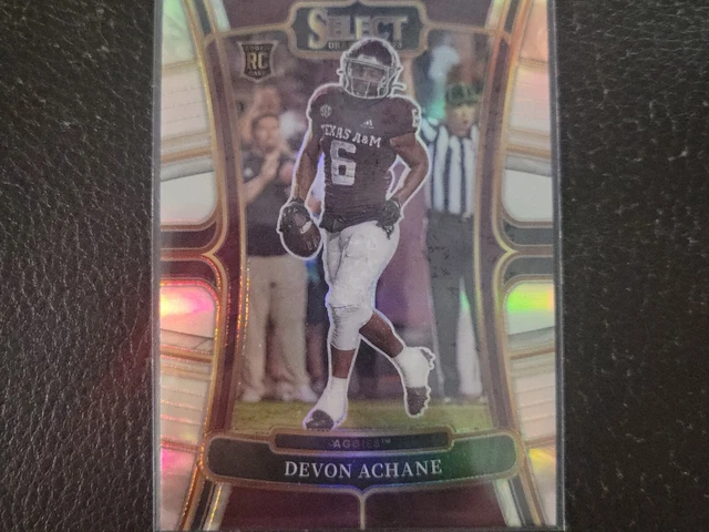 2023 PANINI SELECT Draft Picks Devon Achane Rookie #20 Miami Dolphins ...
