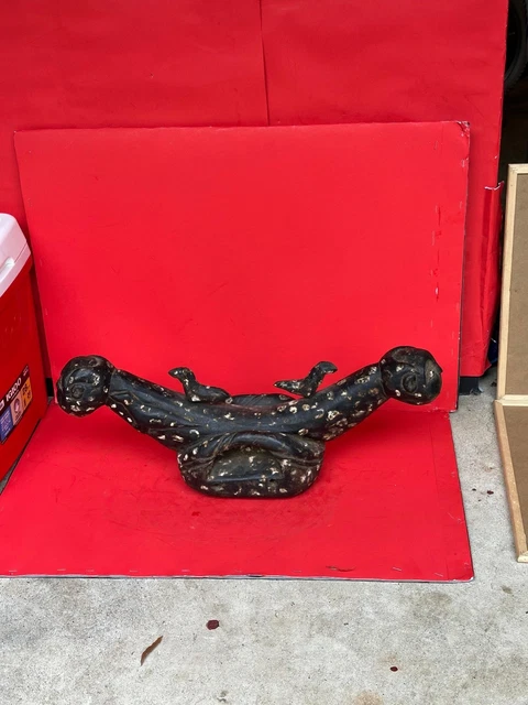 RARE VINTAGE EJAGHAM Janus Crest Headdress - Spotted Cross River Mask ...