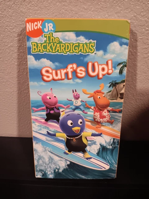 NICKELODEON THE BACKYARDIGANS Surf’s Up! VHS Tape Rare Tested Great ...