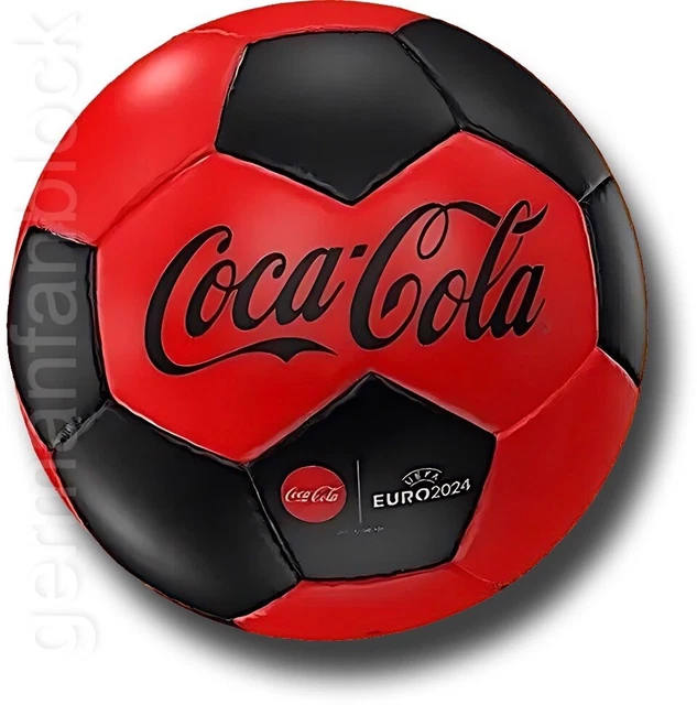 UEFA EURO 2024 Coca Cola Ball Fußball Gr.5 Neu, OVP Europameisterschaft ...