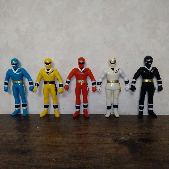 POWER RANGERS ALIEN Ninja Kakuranger Lot de 5 vinyles souples en vrac ...