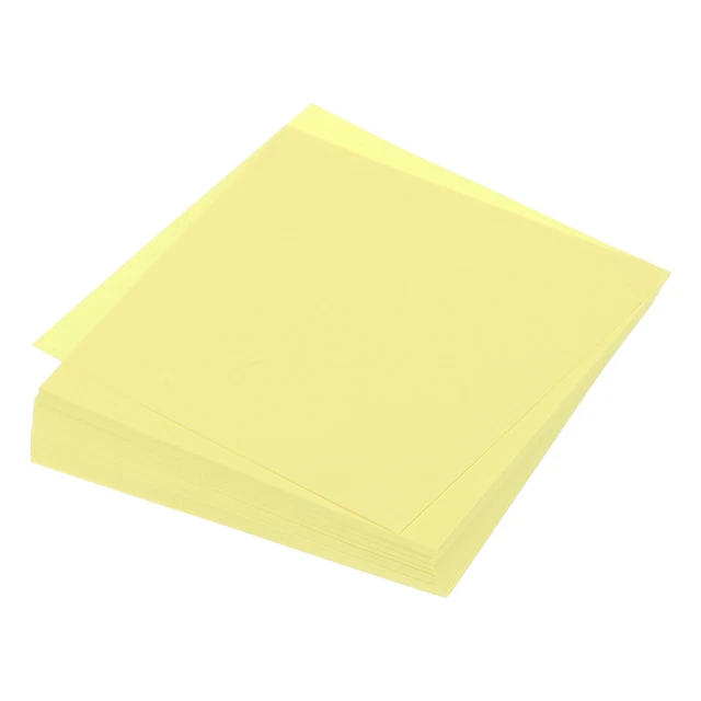 100 SHEET ORIGAMI Paper Light Yellow 3x3 Inch Square Sheet $13.56 ...