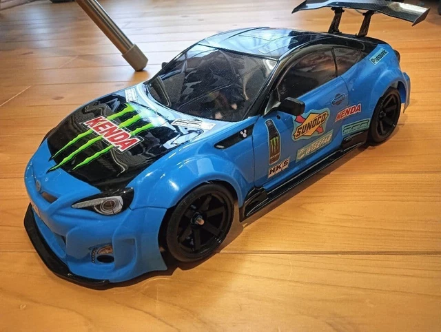 YOKOMO 2WD DRIFT RC Car Sports Blue Monster Energy Decals Remote ...