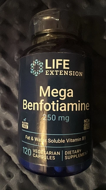 LIFE EXTENSION MEGA Benfotiamine BBE: 03/2027 £31.90 - PicClick UK