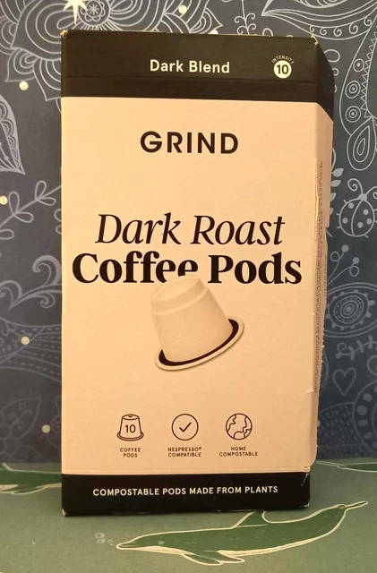 GRIND DARK ROAST Coffee Pods Intensity 10 10 Coffee Pods £3.00 ...
