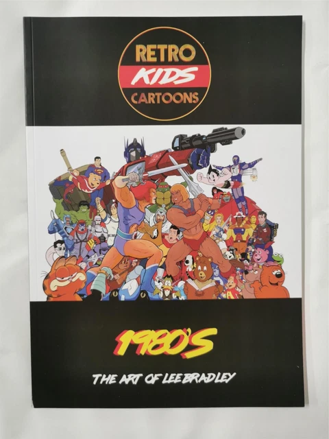 RETRO KIDS CARTOONS 1980s 'The Art of Lee Bradley' Signed £25.00 ...