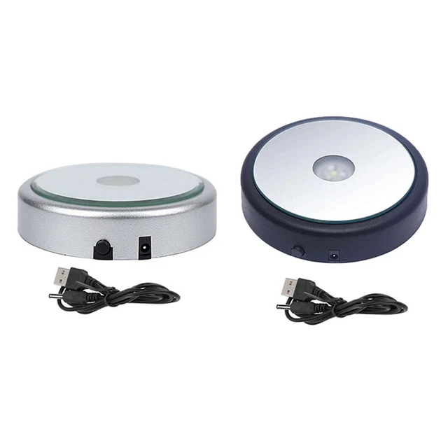 LED DISPLAY BASE with USB Cable Lighted Display Stand Display Rack ...