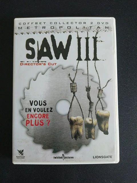 SAW III - Director's Cut - (Edition Collector Double DVD) EUR 2,99 - PicClick FR