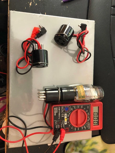 TUBE AMP 4 pin bias tester +meter, types 26 45 71A 2A3 300B ships daily ...