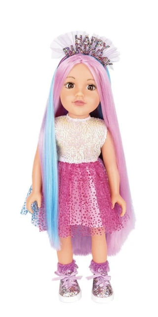 DESIGNAFRIEND RAE HAPPY Birthday Doll Connie Friend - 18 Inch Rainbow ...