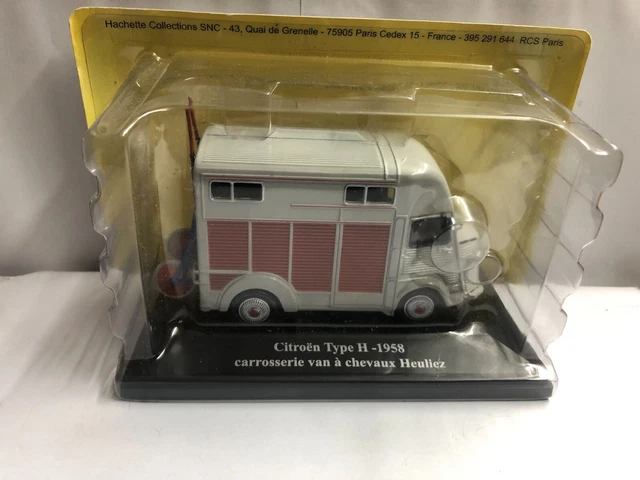 VOITURE CITROEN TYPE H VAN CHEVAUX HEULIEZ 1958 1/43EME Hachette sous ...