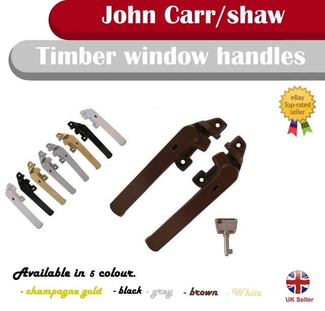 JOHN CARR WINDOW HANDLES /JELD WEN for WOOD/TIMBER (KEEP NOT INCLUDED ...