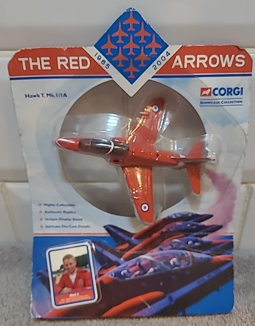 CORGI SHOWCASE COLLECTION The Red Arrows HAWK T.MK.1/1A - ROSSO 2 EUR ...