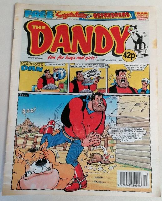 COMIC - VINTAGE British Comic The Dandy Fun For Boys & Girls No. #2886 ...