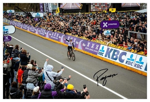 TADEJ POGACAR #2 VLAANDEREN 2023 WINNER - UAE - 6x4 Signed Autograph ...