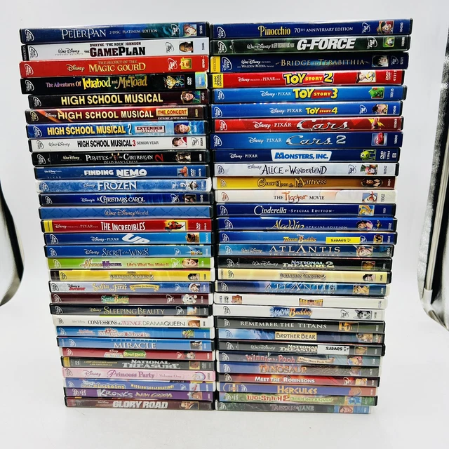 LOT OF 60 DVDs - Rare Disney Pixar DVD’s (As Pictured) £118.92 ...
