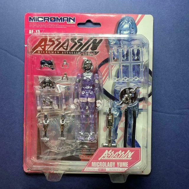 FIGURA DE ACCIÓN Micronauts Microman Assassin Force Micro Lady YUME ...