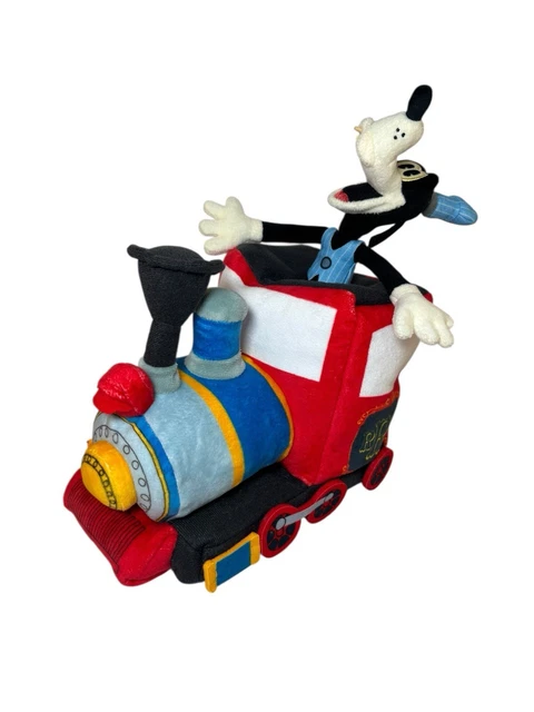DISNEY WORLD MICKEY Minnie Runaway Railway Goofy Train Conductor Plush ...