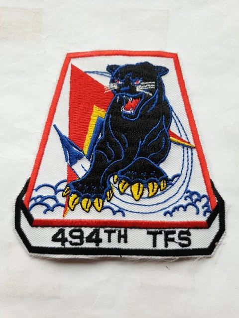 US AIR FORCE 494th Tactical Fighter Squadron Patch RAF Lakenheath USAF ...