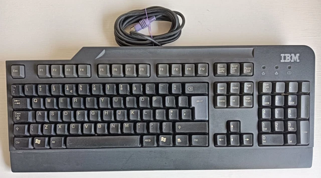 IBM KB-0225 TASTIERA cablata connettore PC PS/2 porte nero EUR 11,66 ...