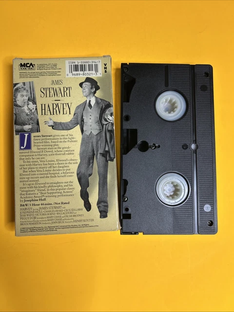 HARVEY [THE INVISIBLE RABBIT] (VHS, 1996) - Jimmy Stewart - Josephine ...