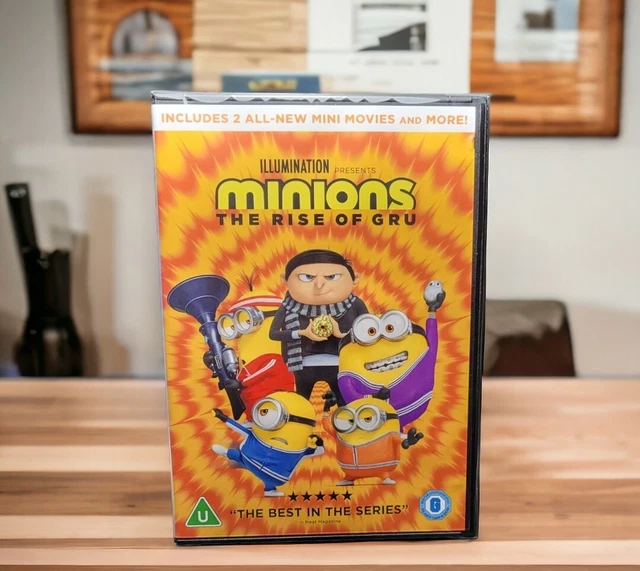 MINIONS THE RISE of Gru dvd Run time 83 min approx Brand new foil P&P ...