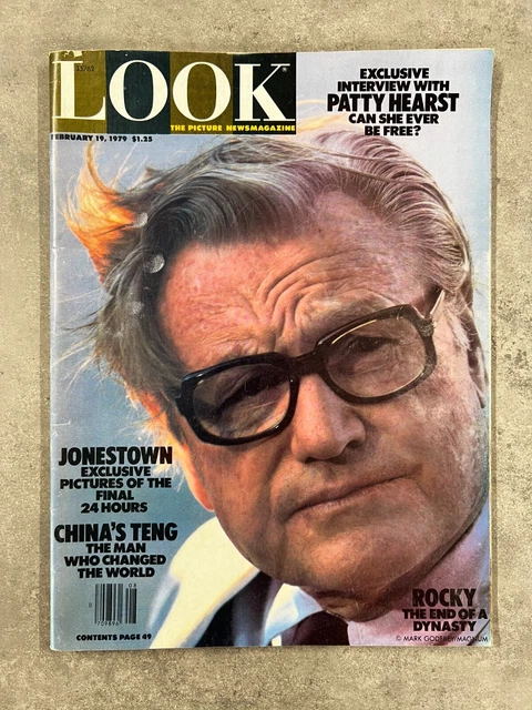 LOOK THE PICTURE Magazine - February 1979 Issue w/ Nelson Rockefeller ...