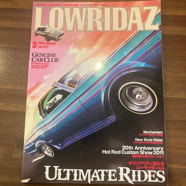 LOWRIDAZ MARCH 2012 Vol.011 Automotive Back Issue Japanese Magazine ...