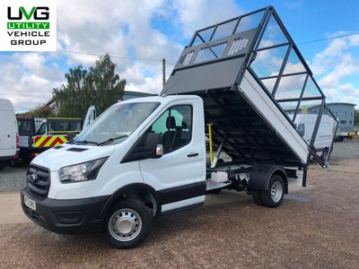 2022 FORD TRANSIT Single Cab Cage Tipper Alloy Body Dropside 130PS RWD ...
