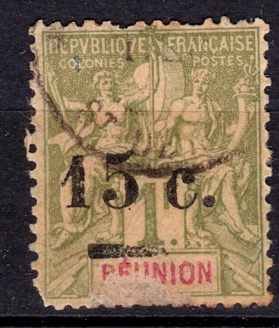 TIMBRE COLONIES 1901 Reunion N° 55-Obl.2° Choix-Voir Scan-Z116 EUR 1,00 ...