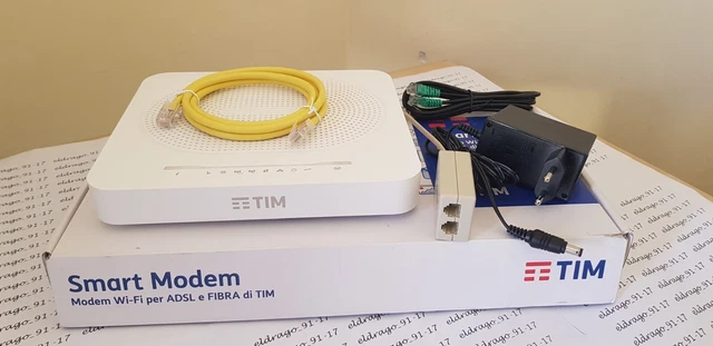 SMART MODEM TIM Technicolor TG789vac v2 Router ADSL2+ Fibra WiFi ...