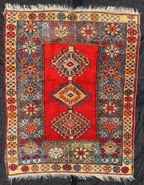ANTIQUE ORIENT TAPIS turc anatolien Konya Turkish Anatolian rug 145 x ...