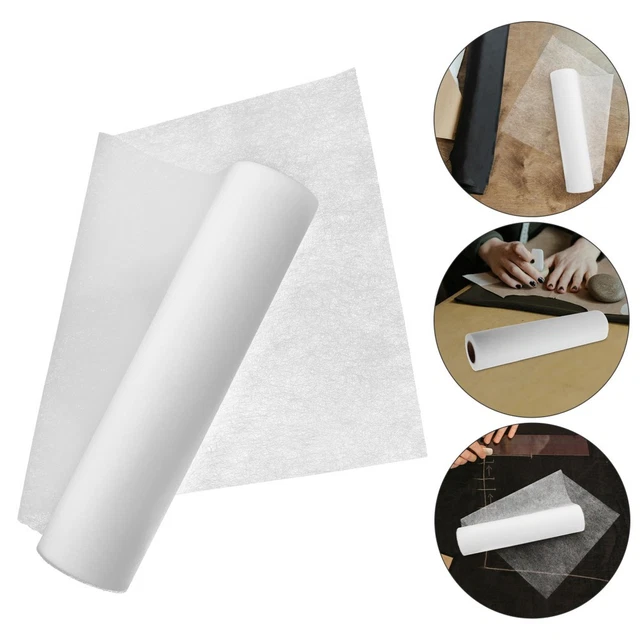 IRON ON FUSIBLE Interfacing White Non-Woven Double Sided Interfacing ...