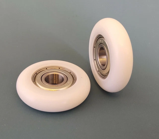 ROWING MACHINE SEAT wheel.Nylon roller with bearing 10x40x10mm-see ...