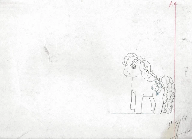 MY LITTLE PONY Cartoon Animation Production Pencil Drawing MLP M13/17 ...