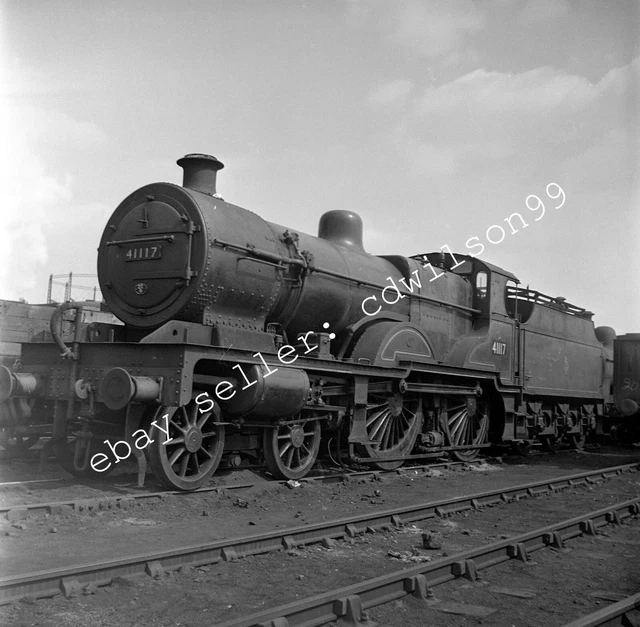 BRITISH RAILWAY NEGATIVE - BR(M) ex LMS 4P No. 41117 4-4-0 Loco 1955 [S837] £1.50 - PicClick UK