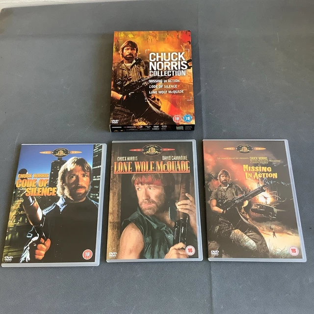 CHUCK NORRIS COLLECTION DVD Film Movie (3 Disc Set) **FREE P&P** £8.15 ...