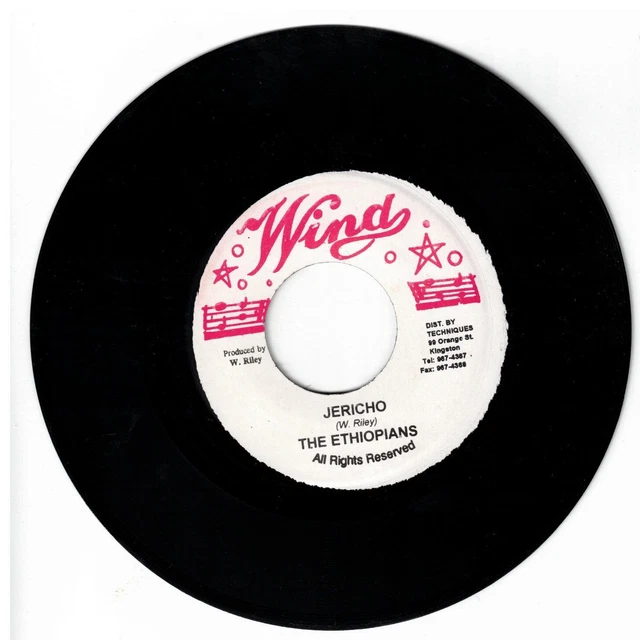 #105 REGGAE 45 Wind Label The Ethiopians " Jericho " EUR 9,99 - PicClick IT