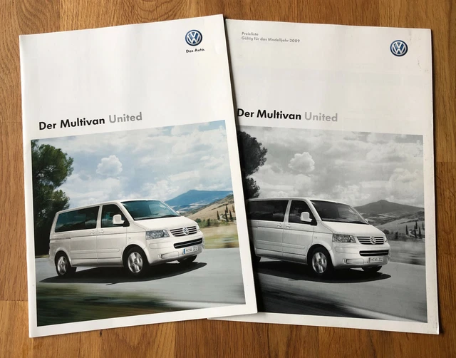 VW T5 MULTIVAN "United" Prospekt & Preisliste 2008 EUR 7,99 - PicClick DE