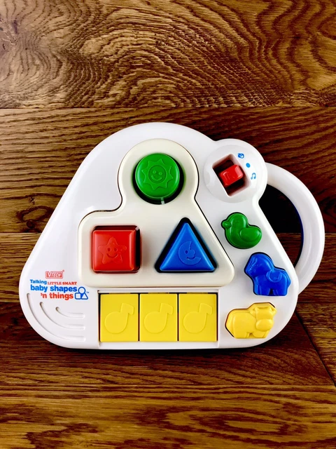 VTECH TALKING LITTLE Smart Baby Shapes N Things Learning Vintage Toy ...